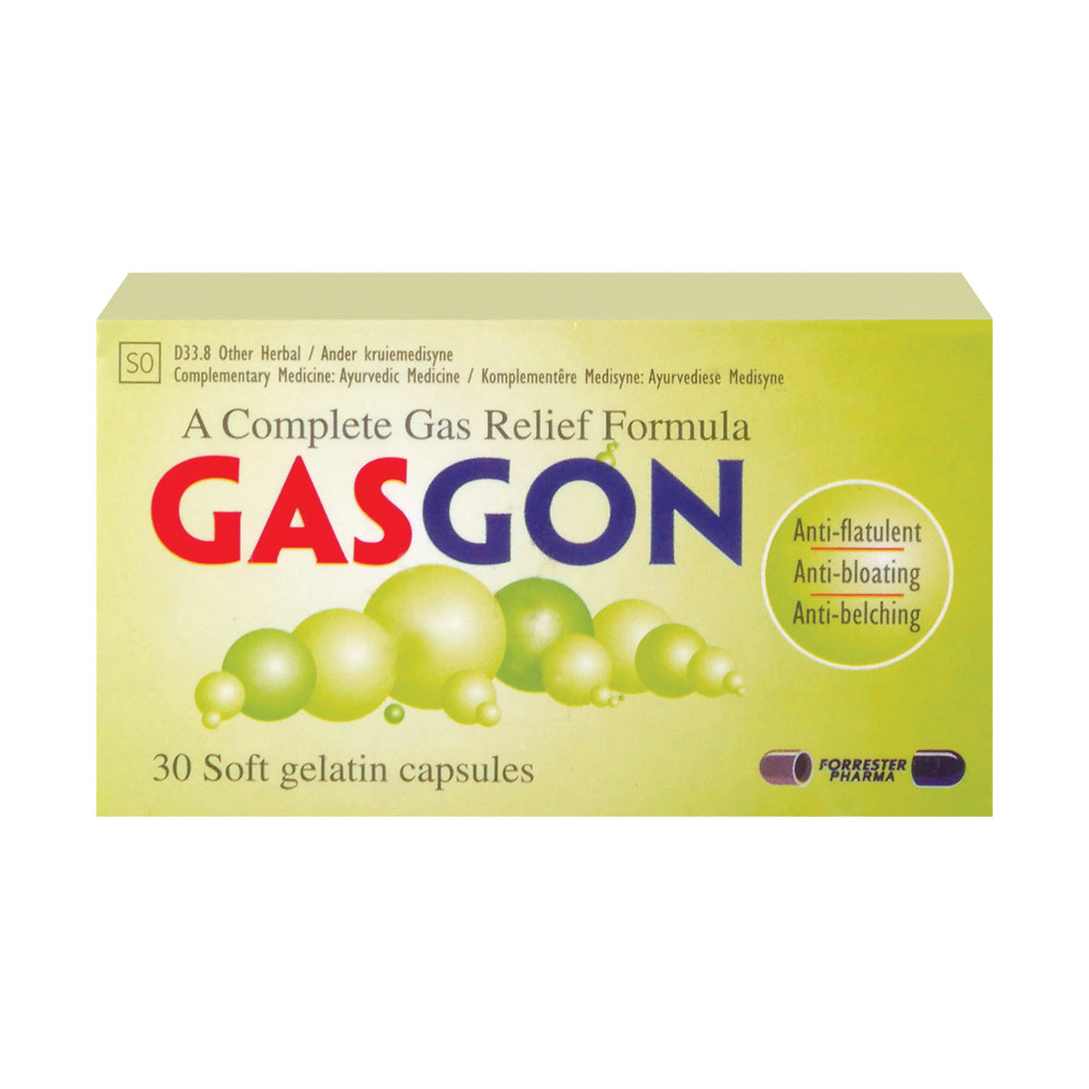 Gasgon 30 Capsules - Med365