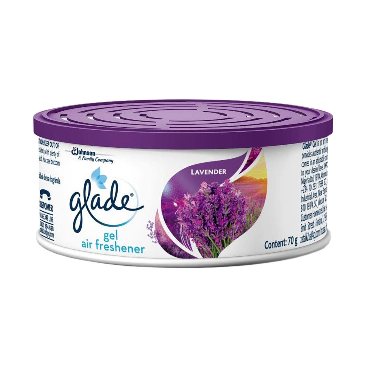 Glade Mini Gel Air Freshener Lavender 70g - Med365