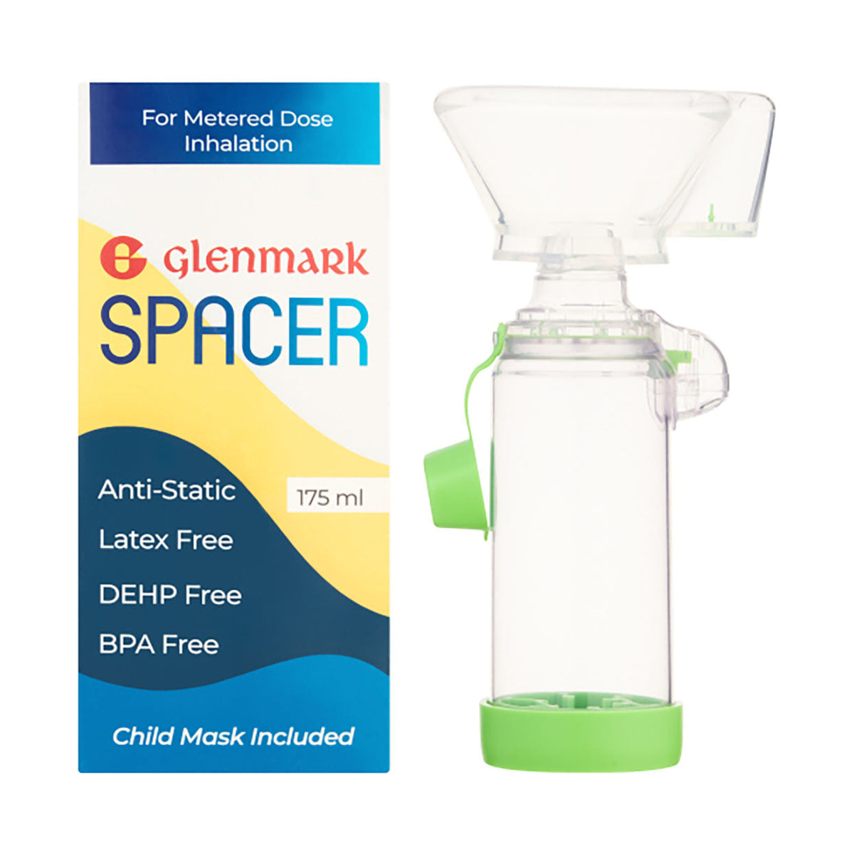 Glenmark Spacer Device Child Mask 175ml - Med365