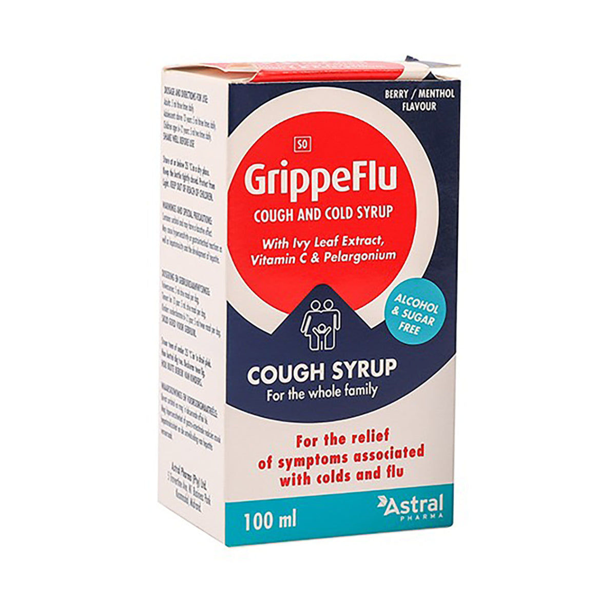 Grippeflu Cough Cold Syrup 100ml - Med365