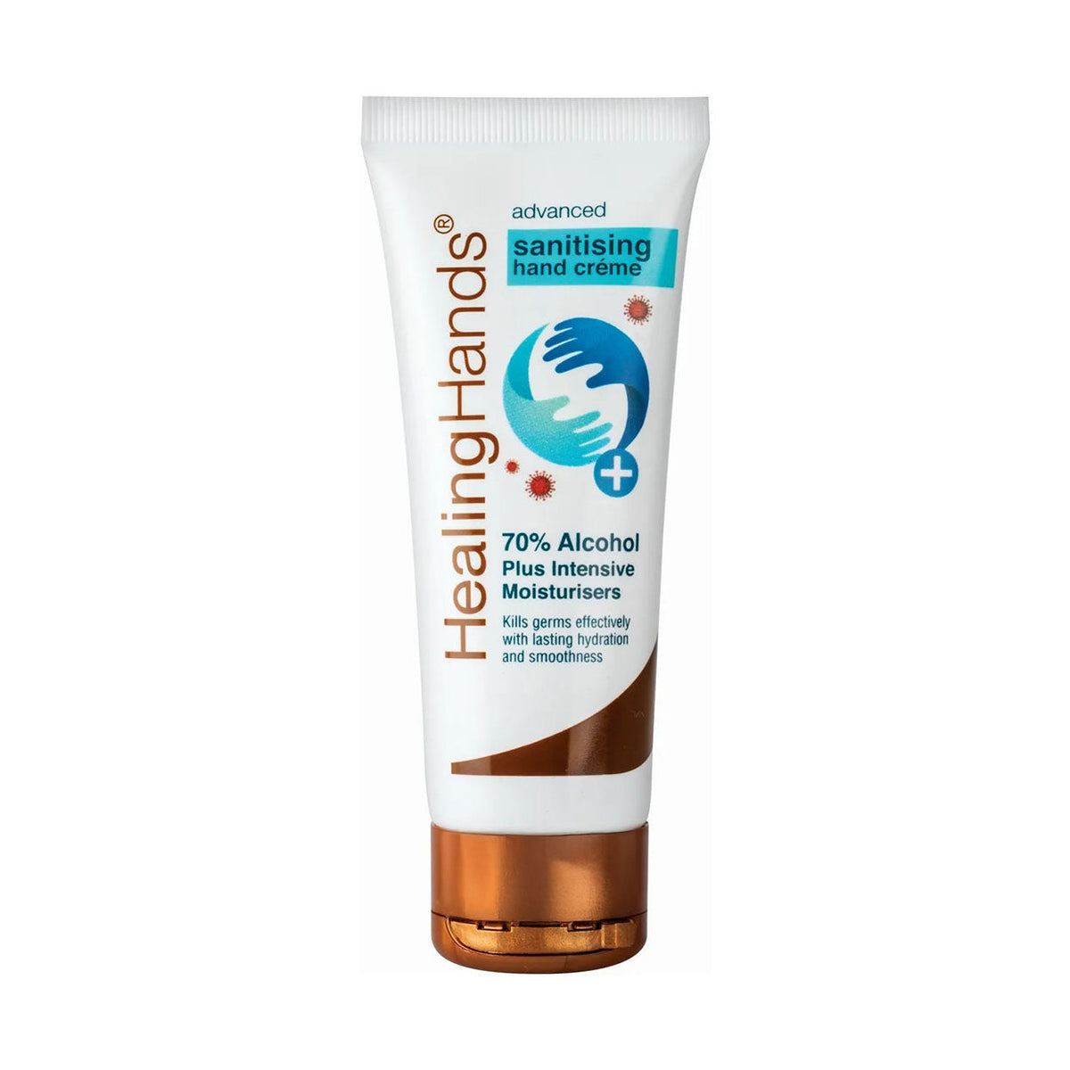 Healing Hands Sanitising Hand Cream 75ml - Med365
