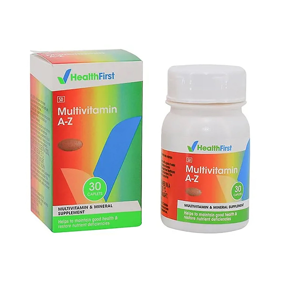 Health First Multivitamin A-Z 30 Caplets - Med365