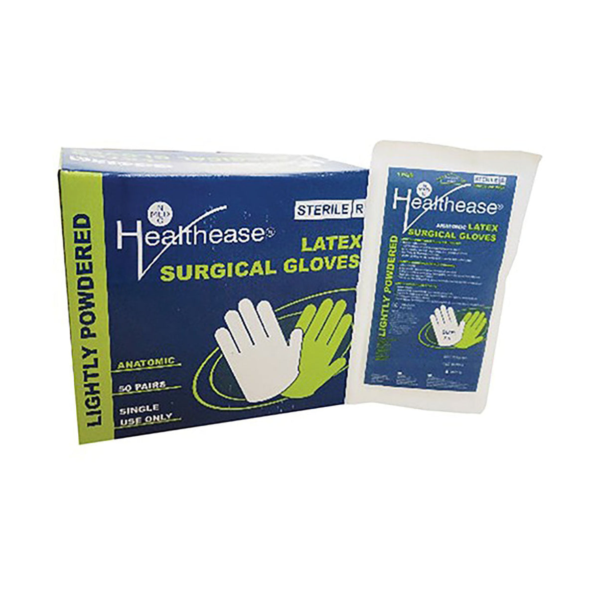 Healthease Glove Latex Lightly Powdered Large 100 Pack - Med365