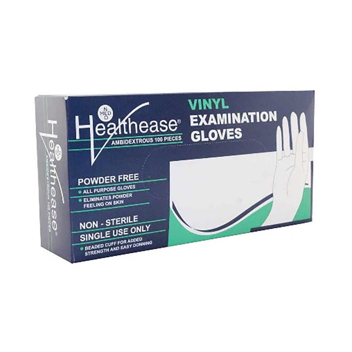 Healthease Glove Vinyl Large 100 Pack - Med365
