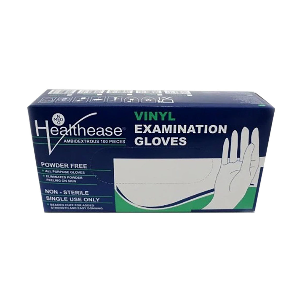 Healthease Gloves Vinyl Extra Large 100 Pack - Med365