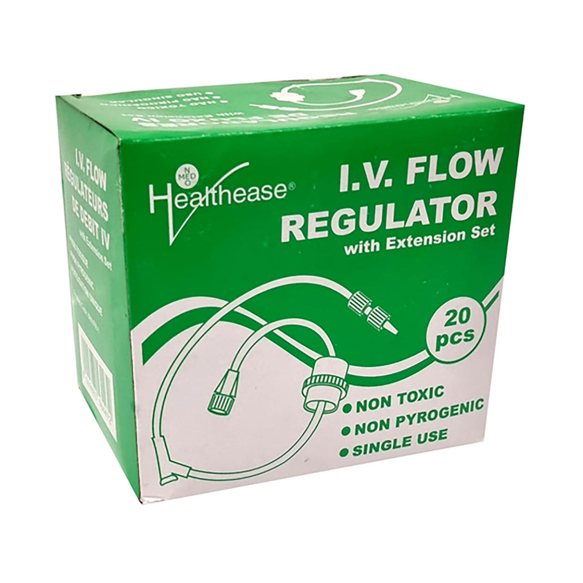 Healthease IV Flow Regulator 20 Pack - Med365