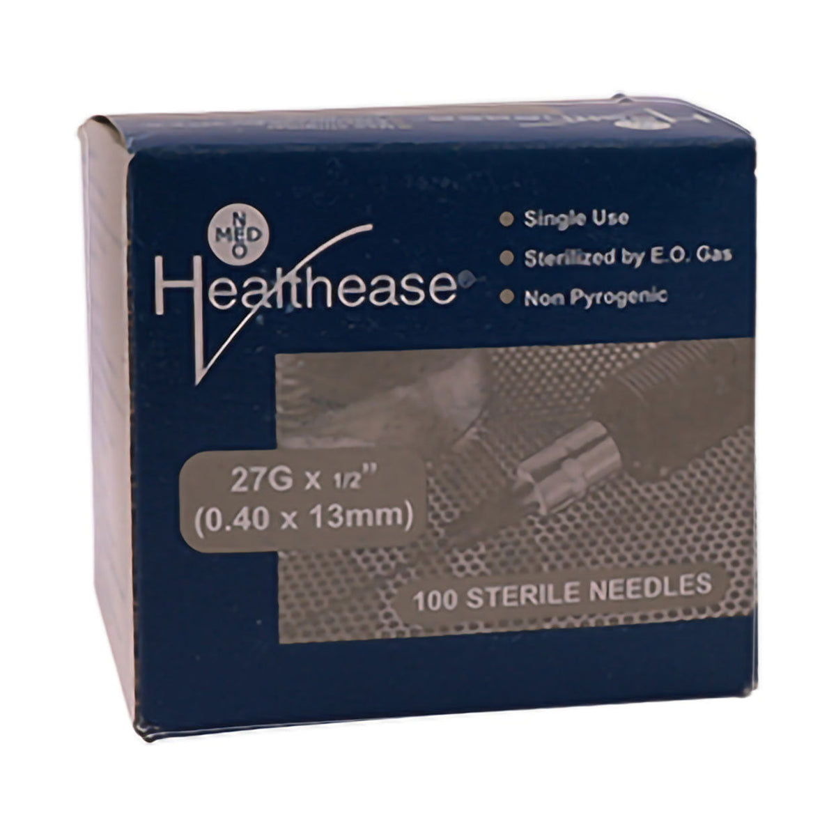 Healthease Needle 27g x 13mm Grey 100 Pack - Med365