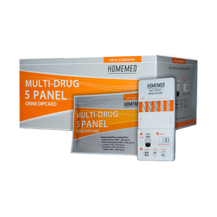 Homemed Multi Drug Test 6 Panels 25 Pack - Med365