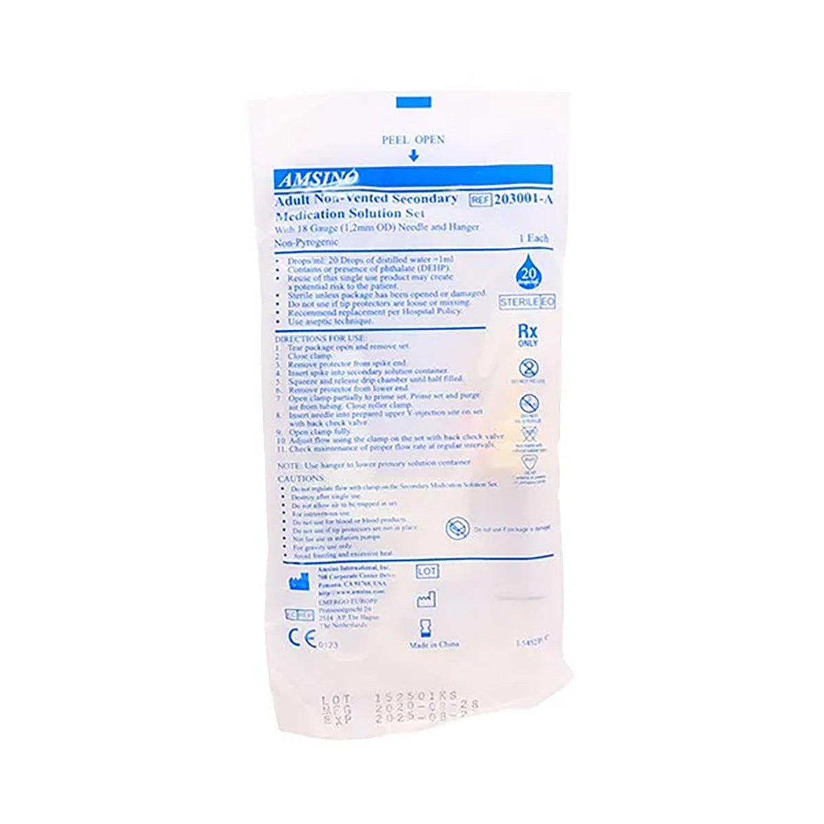 IV Admin Set 20d 203001 Add A Line 1 1 Unit - Med365