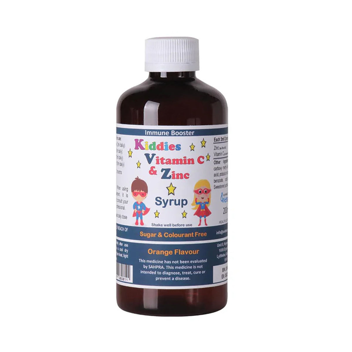 Kiddies Vitamin C & Zinc Syrup 200ml - Med365