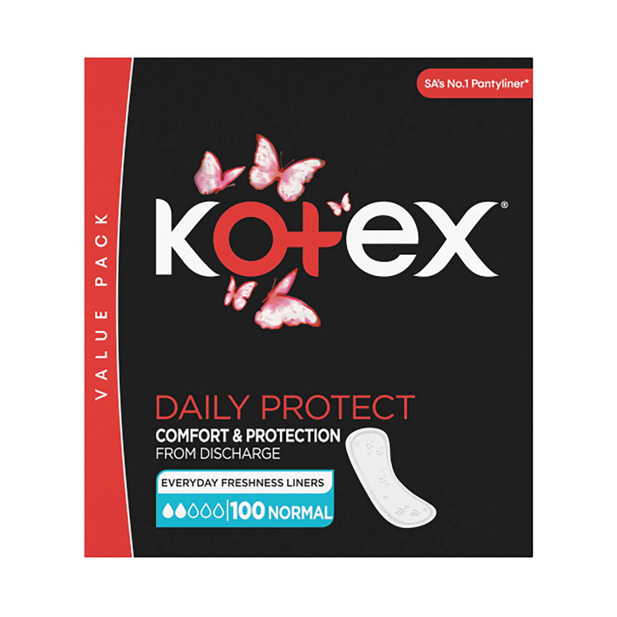Kotex Pantyliners Scented 100 Pantyliners - Med365