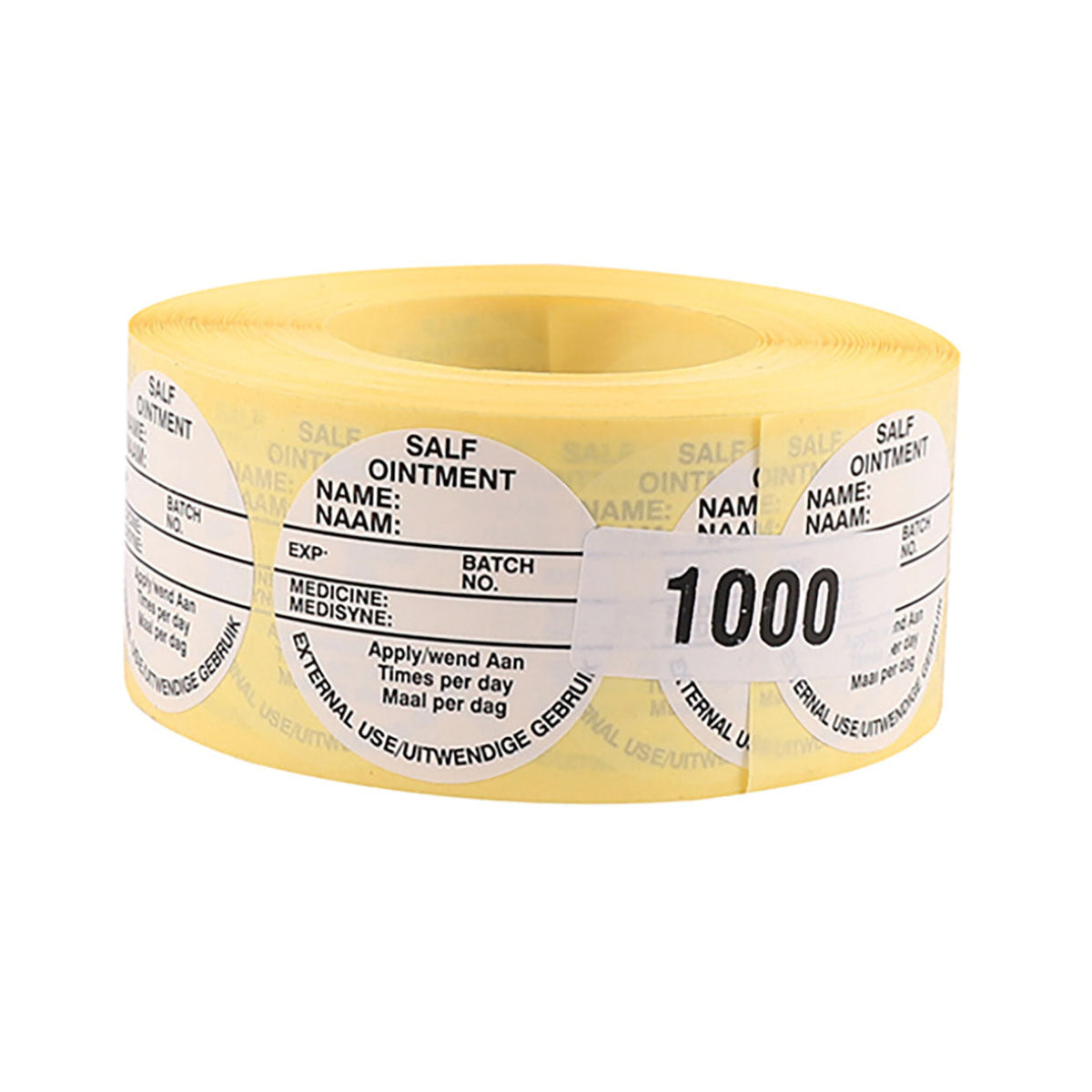 Labels Roll For Ointment 1000 Stickers - Med365