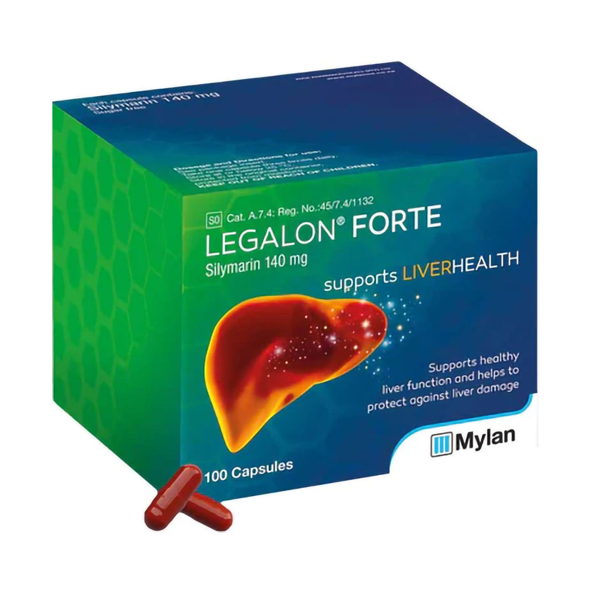 Legalon Forte 140mg 100 Caps - Med365