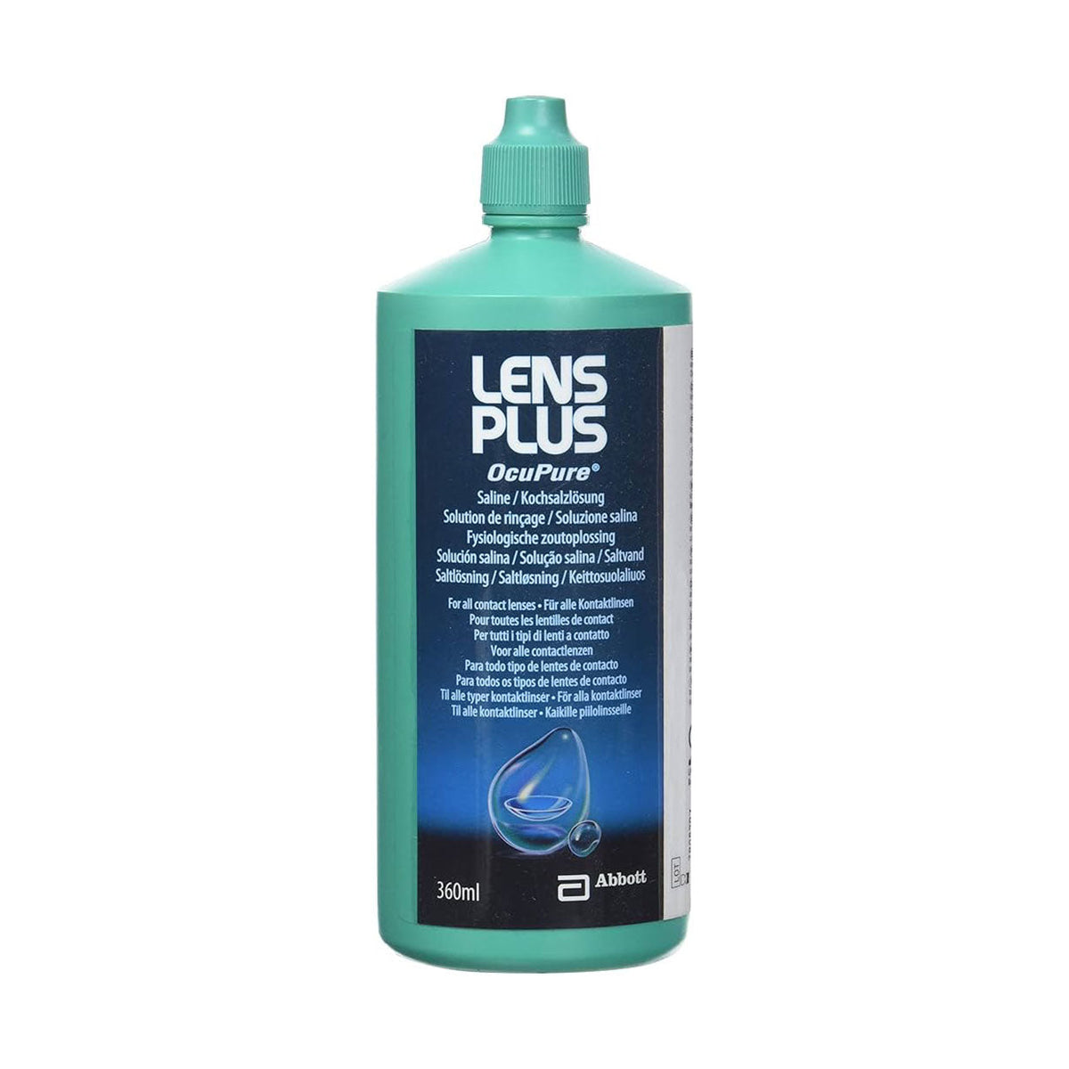 Lens Plus Ocupure Saline 360ml - Med365