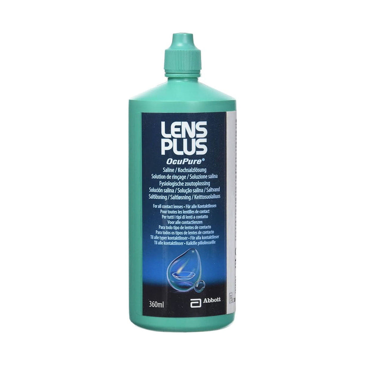 Lens Plus Ocupure Saline 360ml - Med365