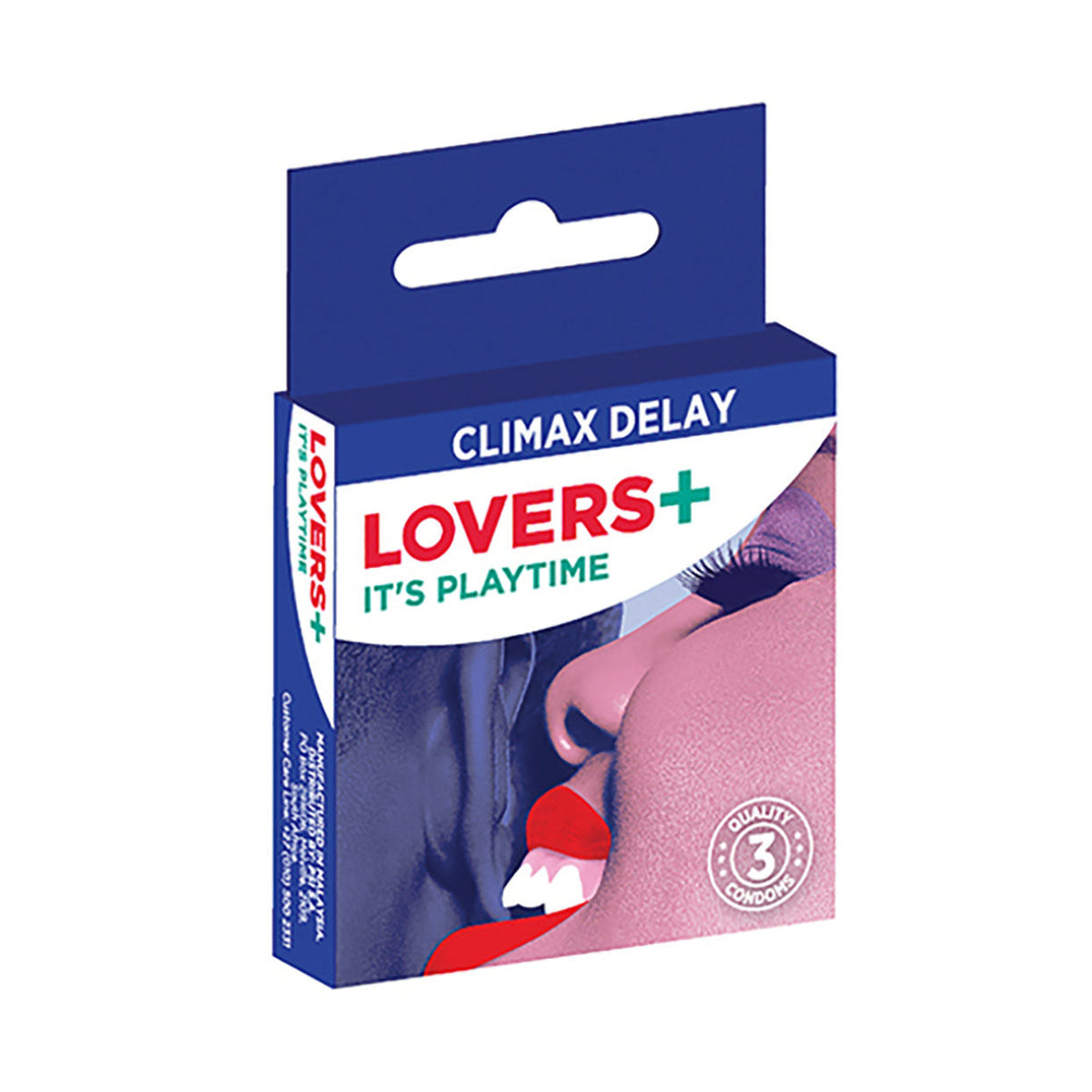 Lovers Plus Condoms Climate Delay 3 Condoms - Med365