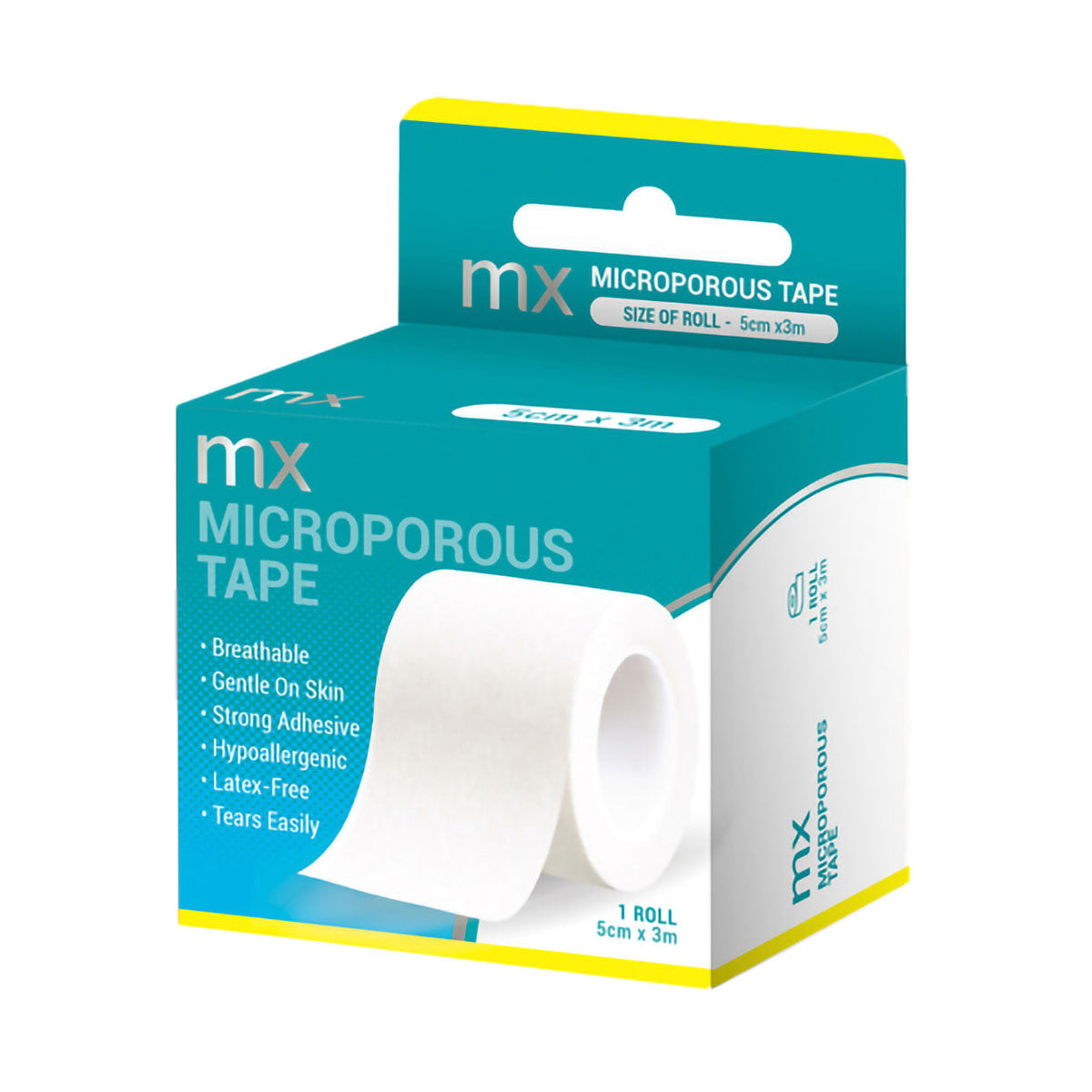 MX Health Microporous Tape 5cm x 3m - Med365