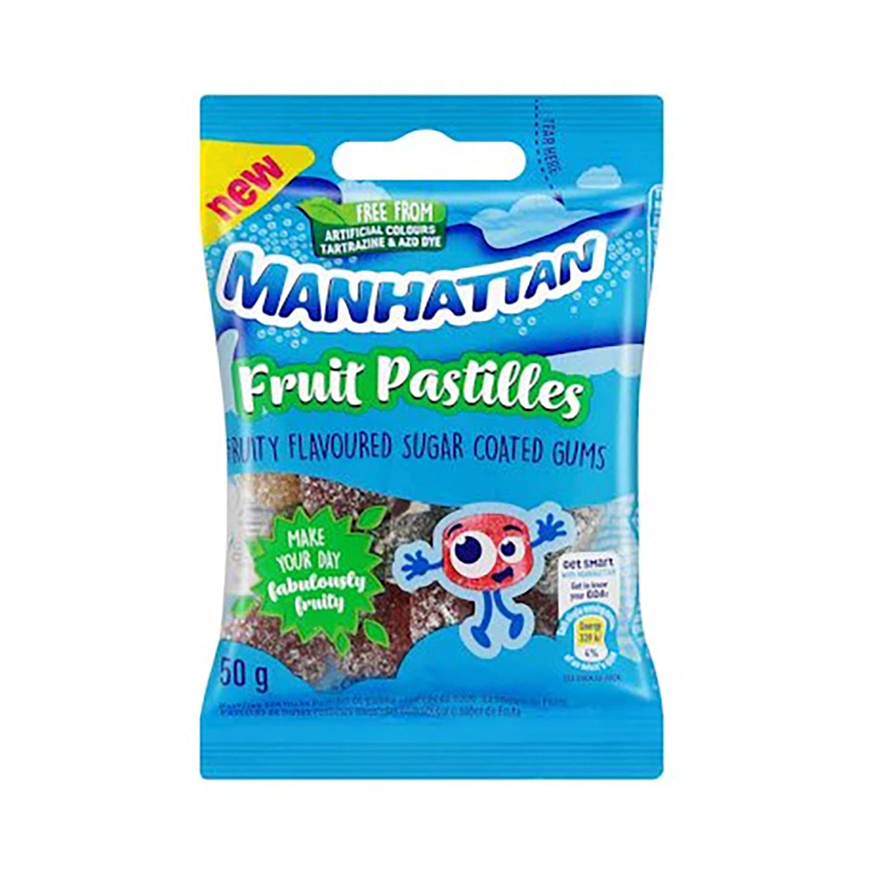 Manhattan Fruit Pastilles 50g - Med365