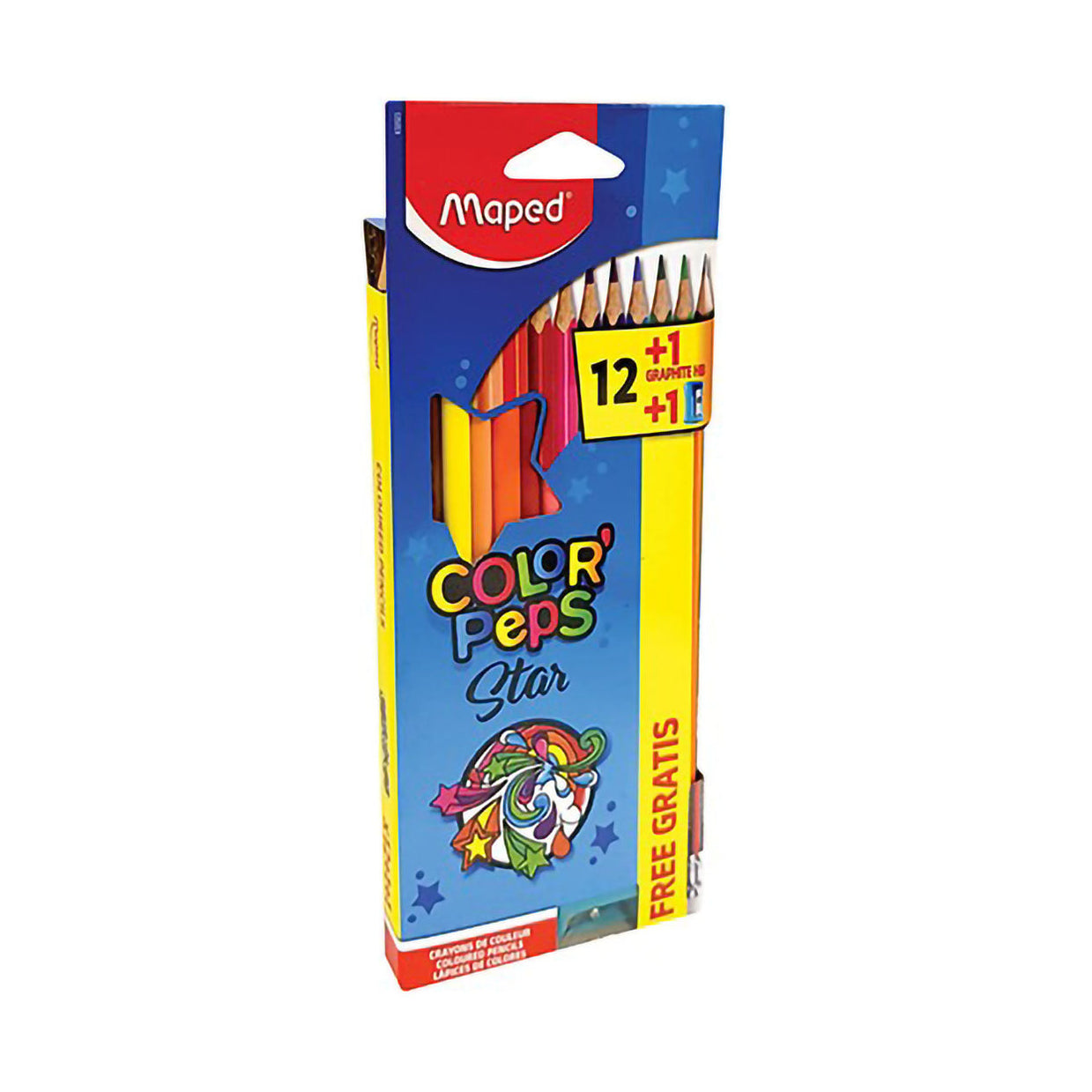 Maped Pencil Color Peps Star 12 Pack - Med365