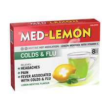 Med-Lemon Menthol 8 Sachets - Med365