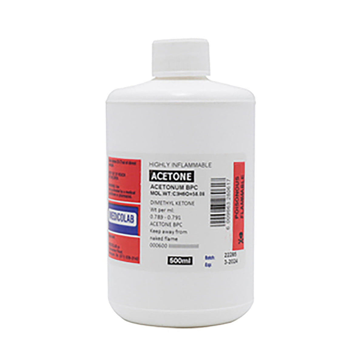 Medicolab Acetone Solution 500ml - Med365