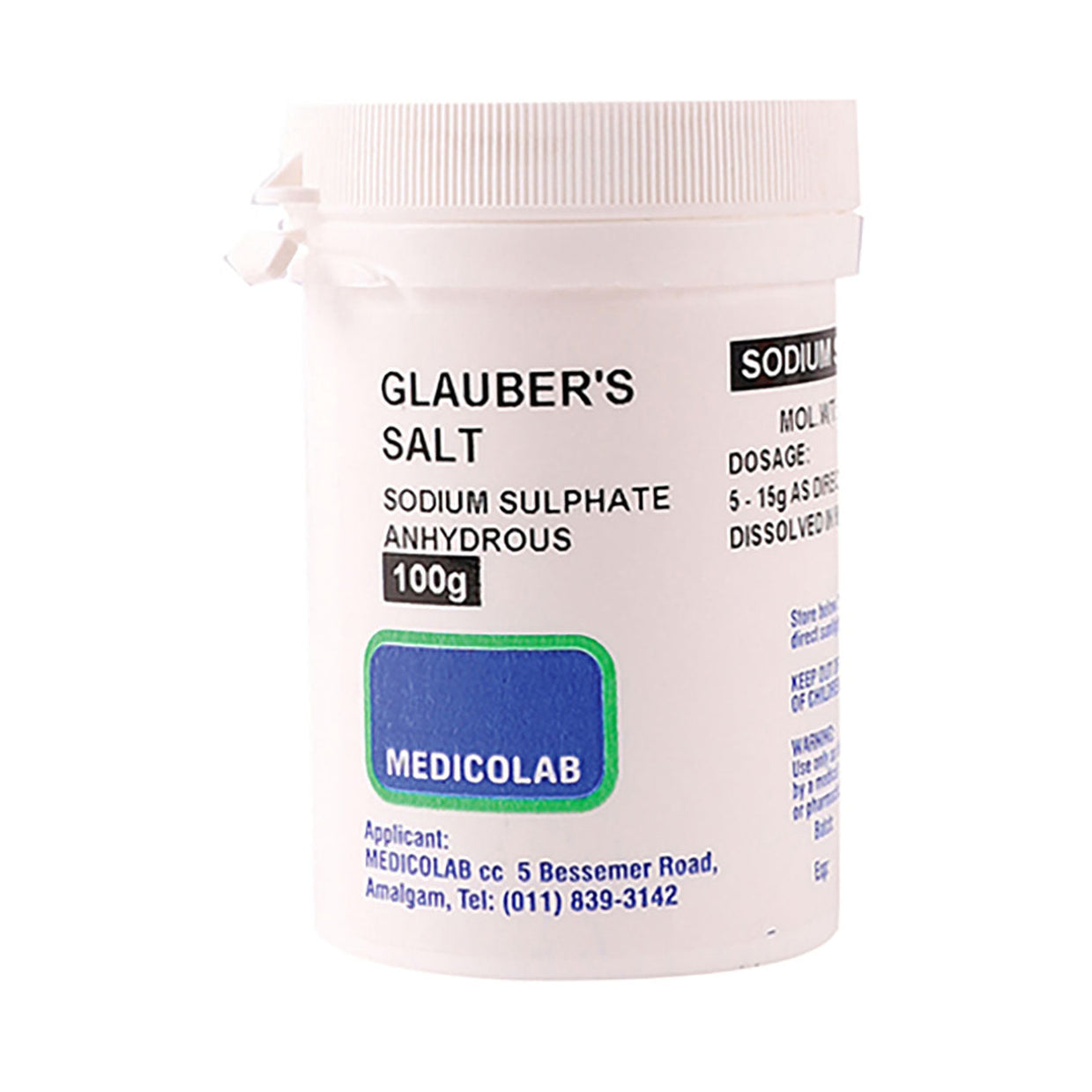 Medicolab Glaubers Salt Bp 100g - Med365