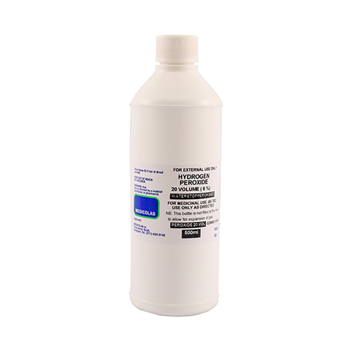 Medicolab Hydrogen Peroxide 20 500ml - Med365