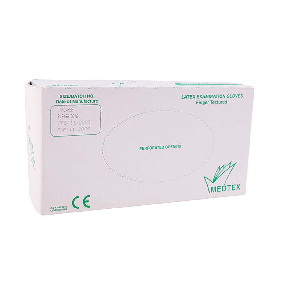 Medtex Glove Exam Latex Powder Free Extra Large 100 Pack - Med365