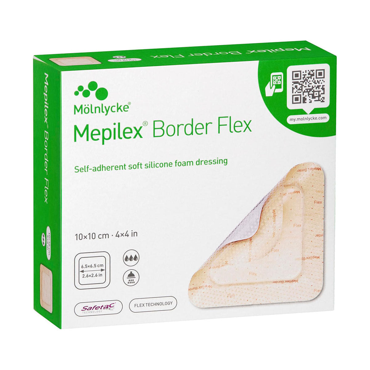 Mepilex Border Flex 10 x 10cm 1 Unit - Med365