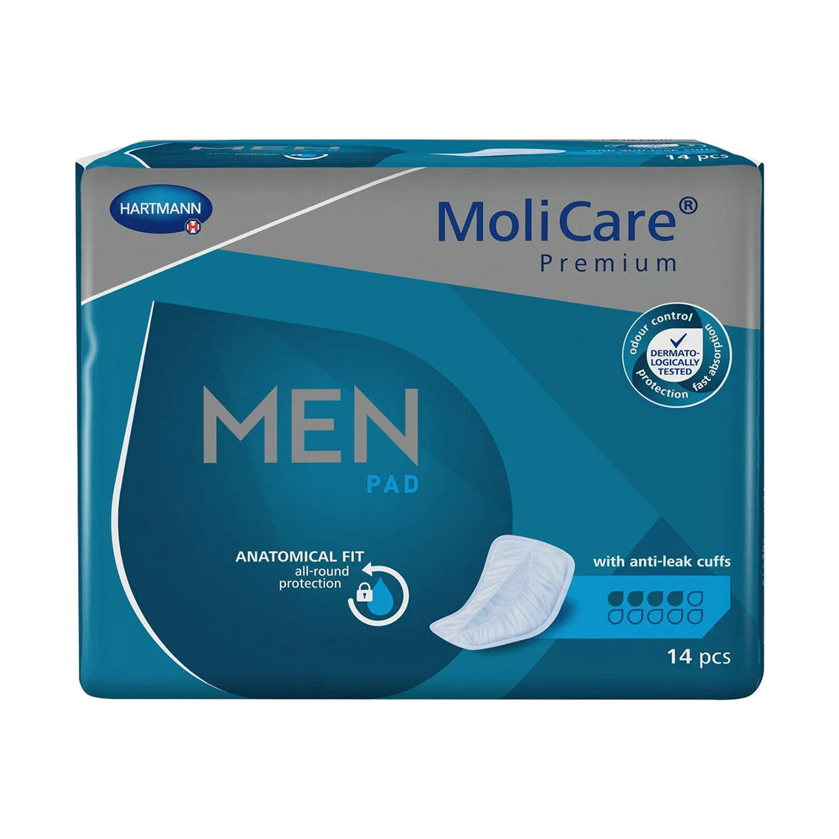 Molicare Premium Men Pad 4 Drops 14 Pack - Med365