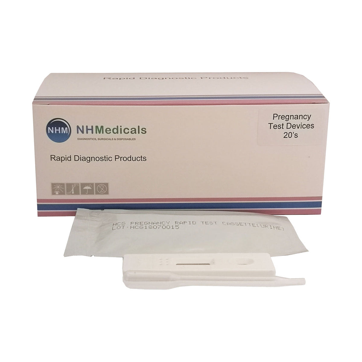NHMedicals Pregnancy Test Device 20 Pack - Med365
