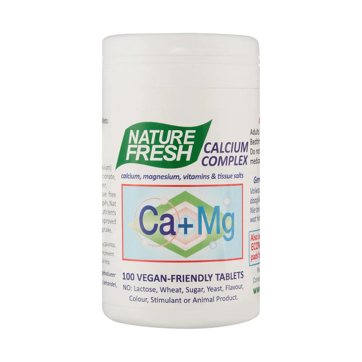 Nature Fresh Calcium Complex 100 Tablets - Med365