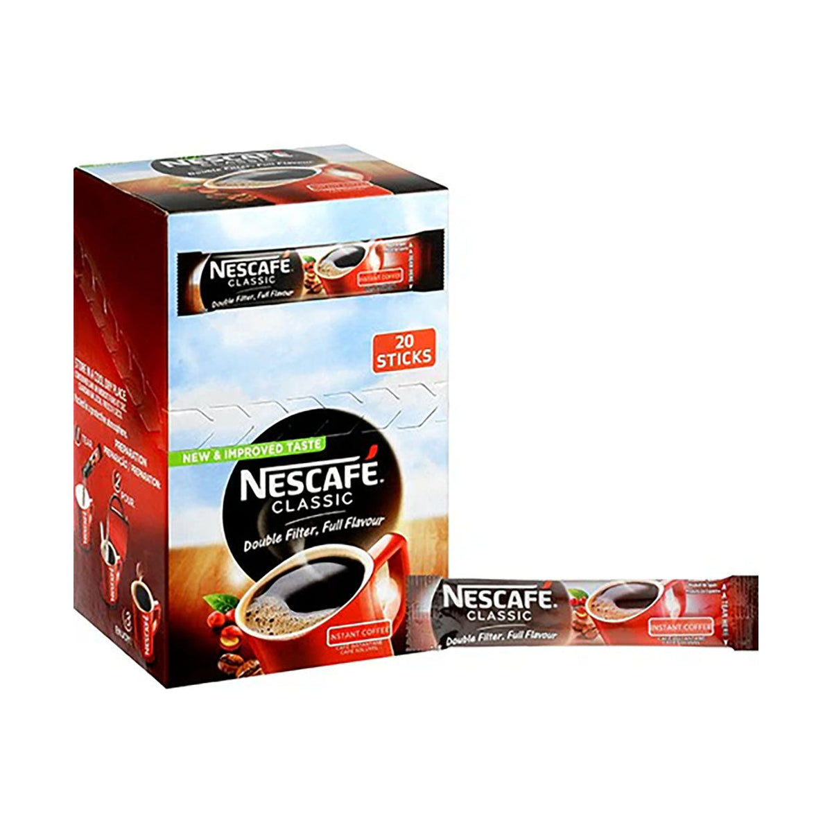 Nescafe Classic 1.8g x 20 Sticks - Med365