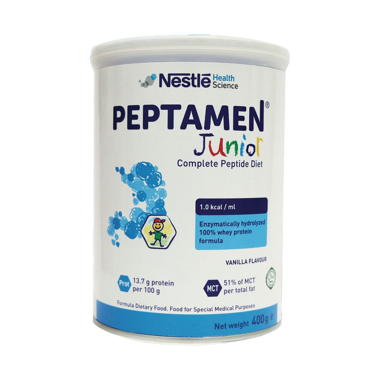 Nestle Peptamen Junior Complete Peptide Diet Vanilla 400g - Med365