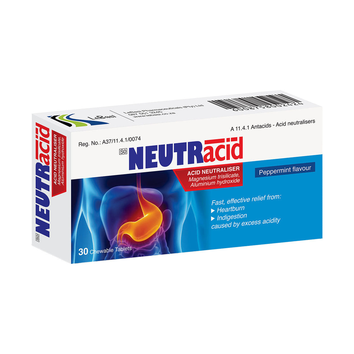 Neutracid 30 Chewables Tablets - Med365
