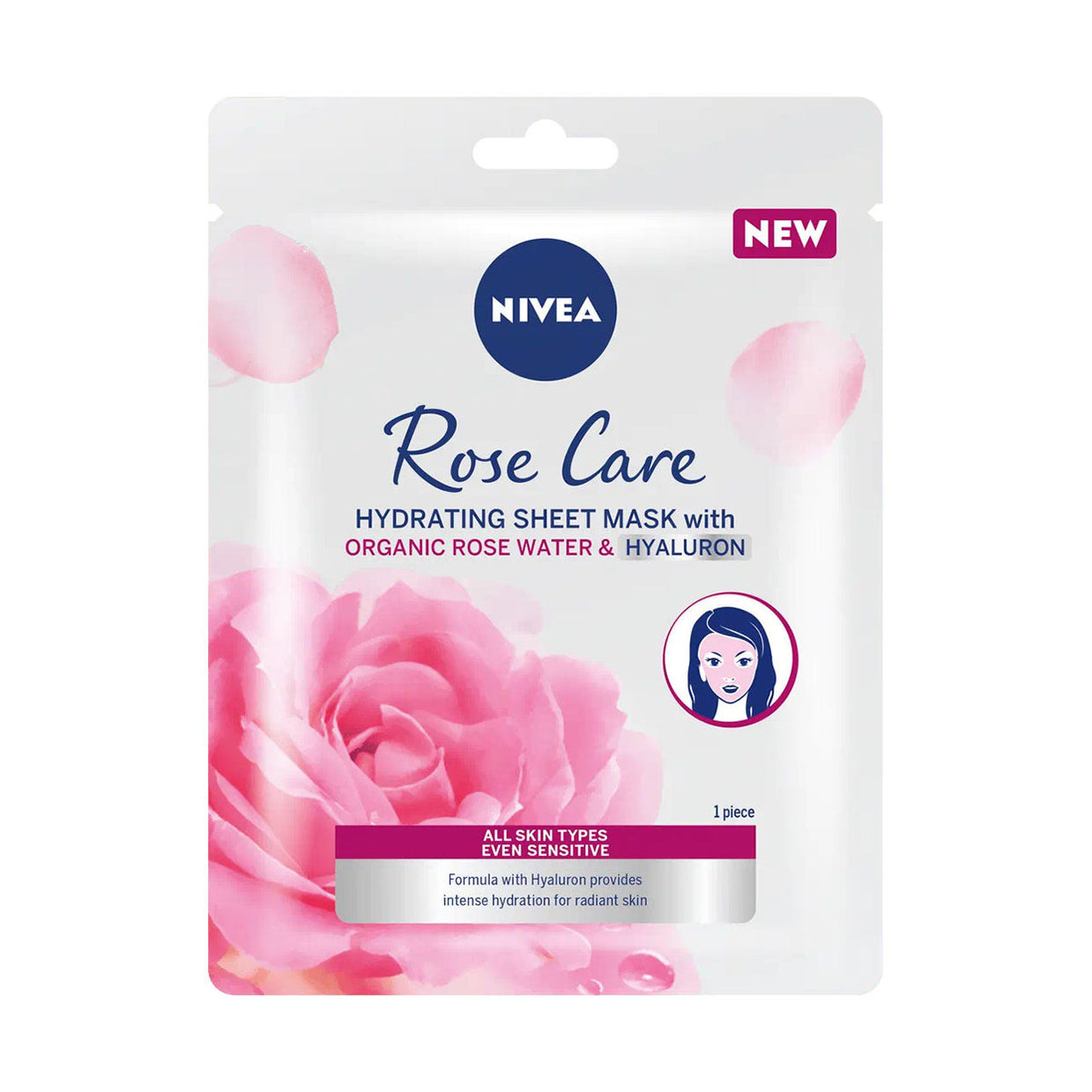 Nivea Face Sheet Mask Rose Care - Med365