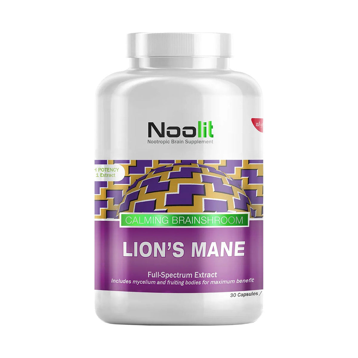 Noolit Lion's Mane Stress Relief 30 Capsules - Med365