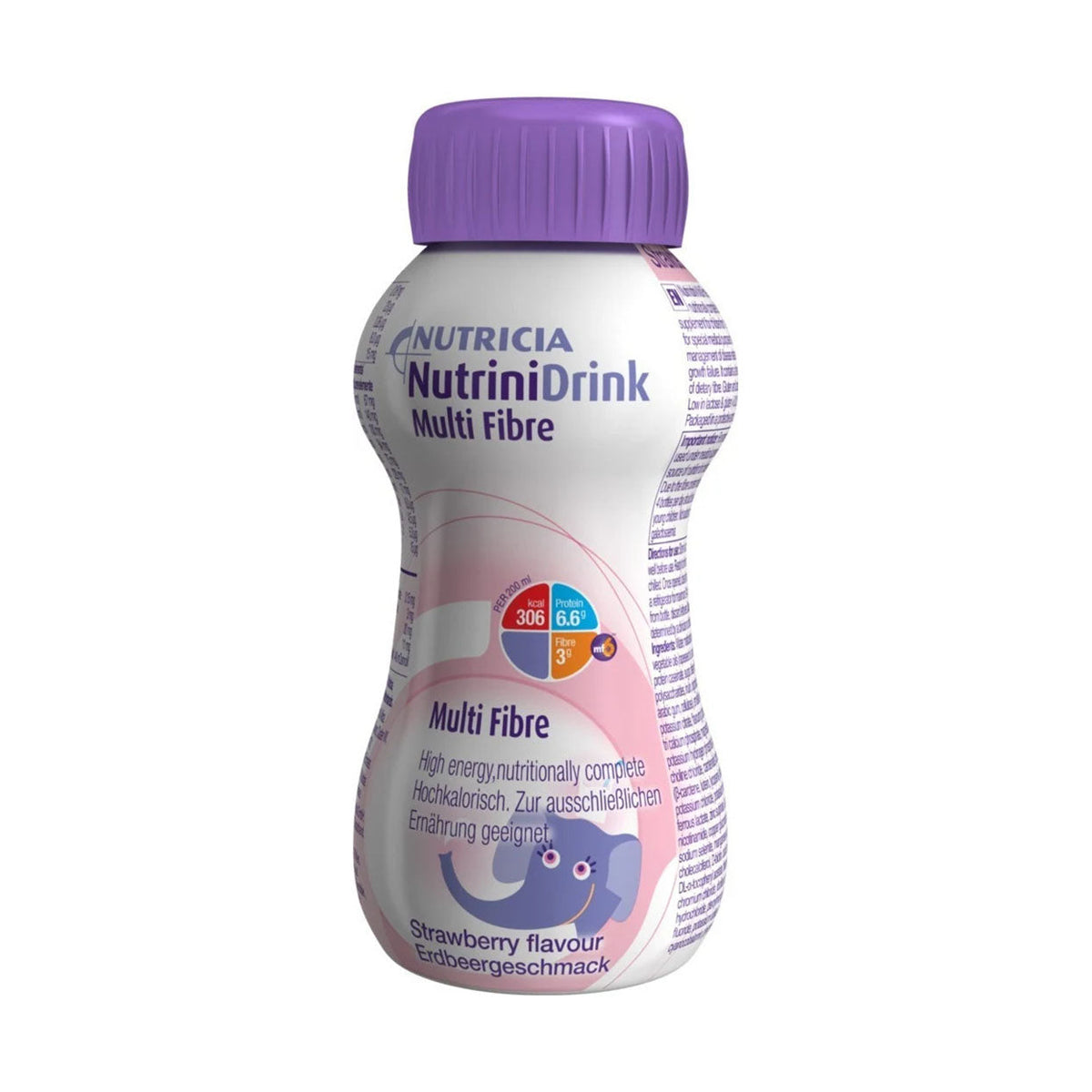 Nutricia Nutrinidrink Multi Fibre Strawberry 200ml - Med365