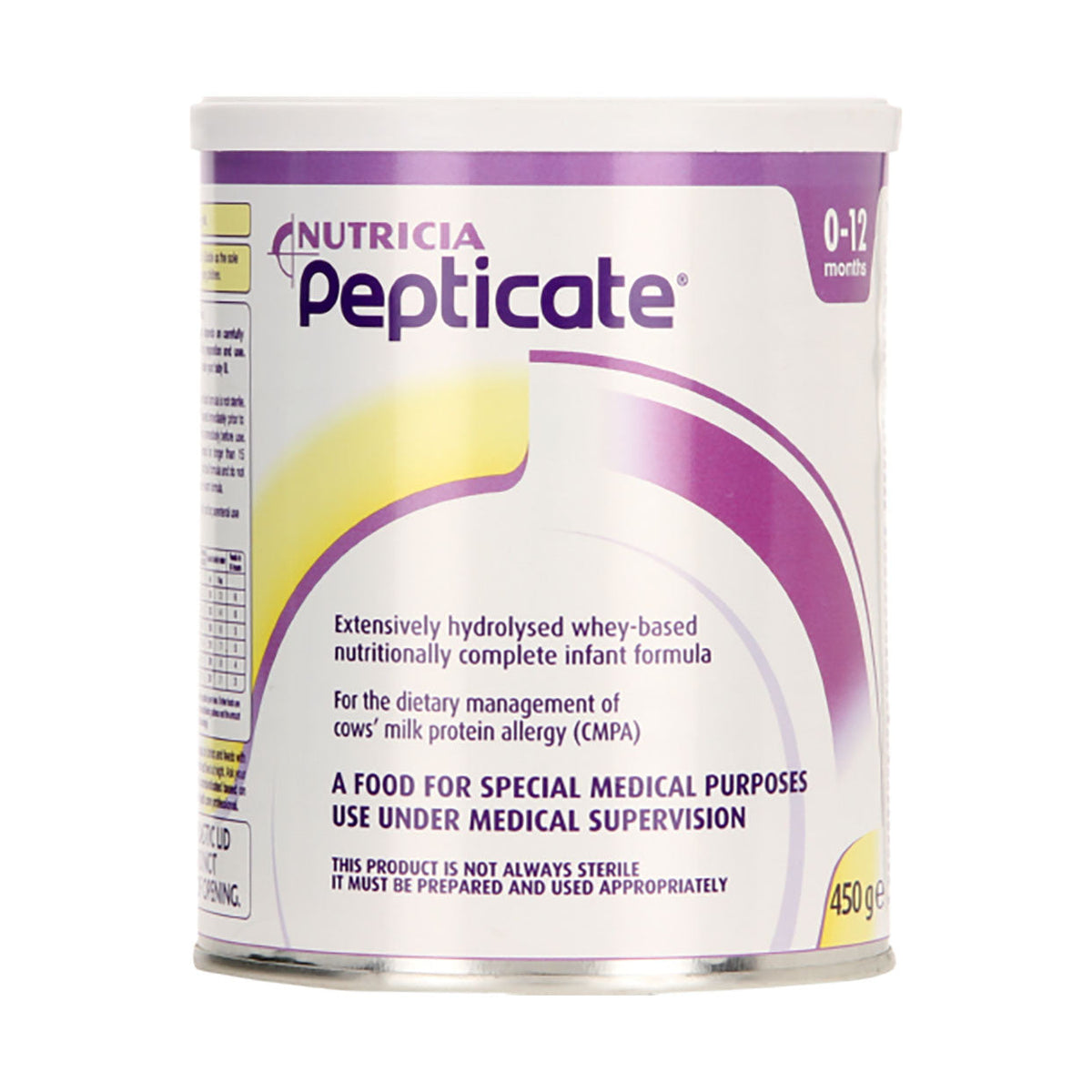 Nutricia Pepticate Stage 1 Whey-Based Infant Formula 450g - Med365