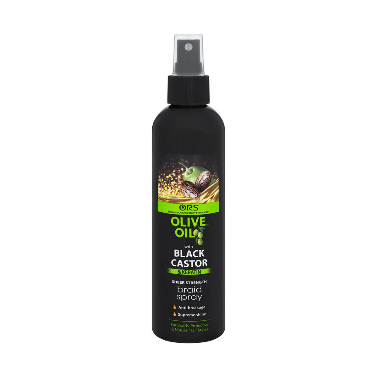 ORS Olive Oil Black Castor & Keratin Braid Spray 250ml - Med365