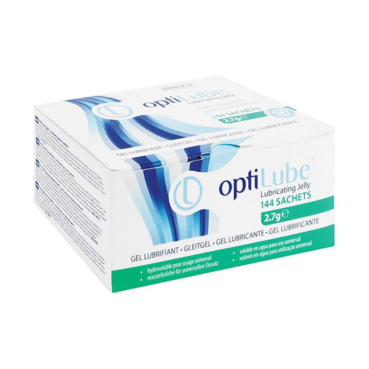 Optilube Lubricating Jelly 2.7g 144 Pack - Med365