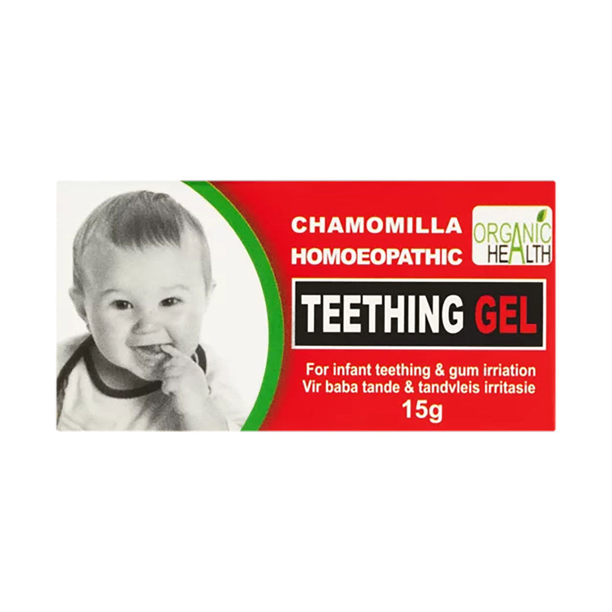 Organic Health Chamomilla Homoeopathic Teething Gel 15g - Med365