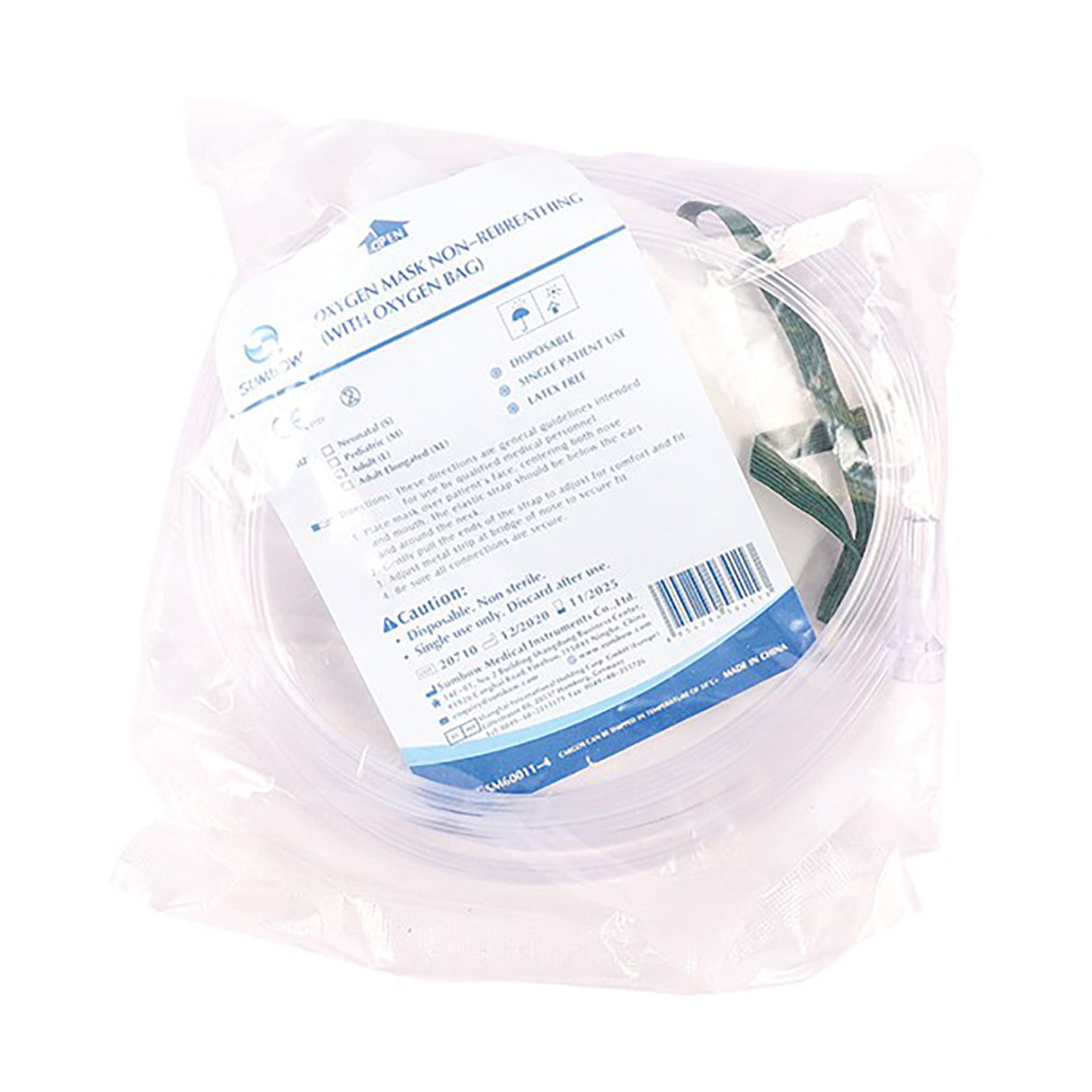 Oxygen Mask Non Rebreather Mrfa Adult - Med365