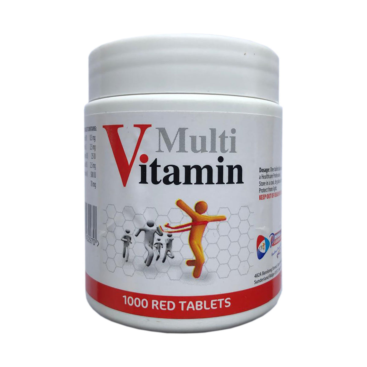 Pharma Multi Vit Red 1000 Tablets - Med365