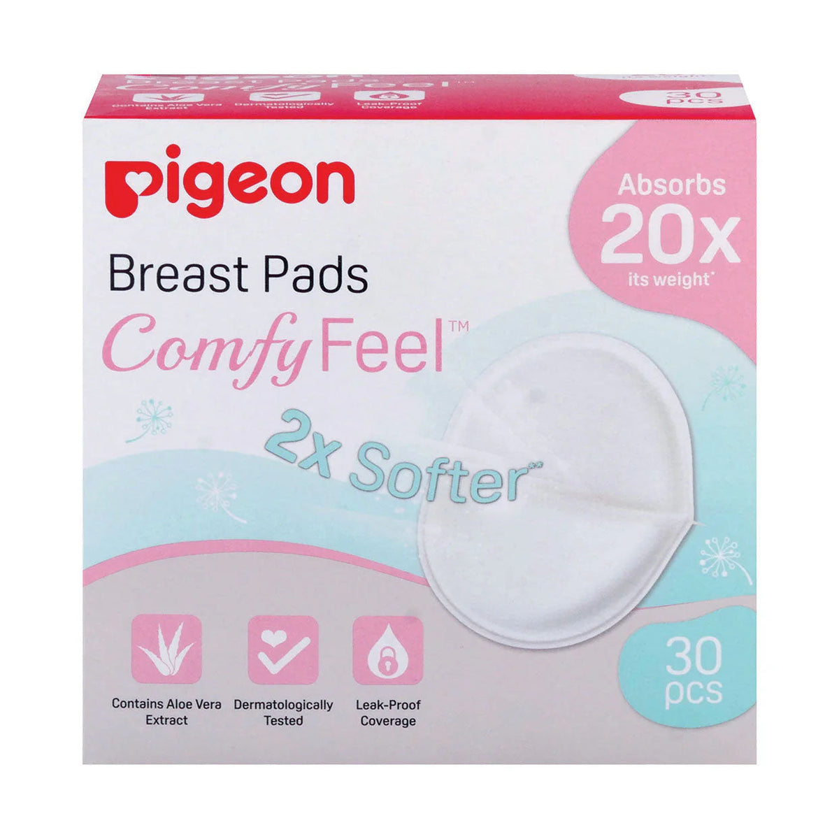 Pigeon Breast Pads Comfy Feel 30 Pack - Med365