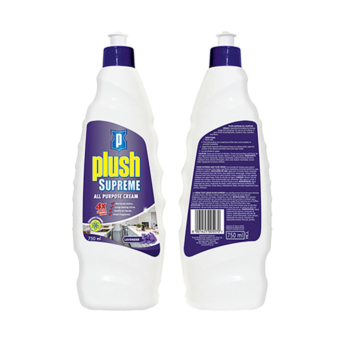 Plush All Purpose Cream Lavender 750ml - Med365