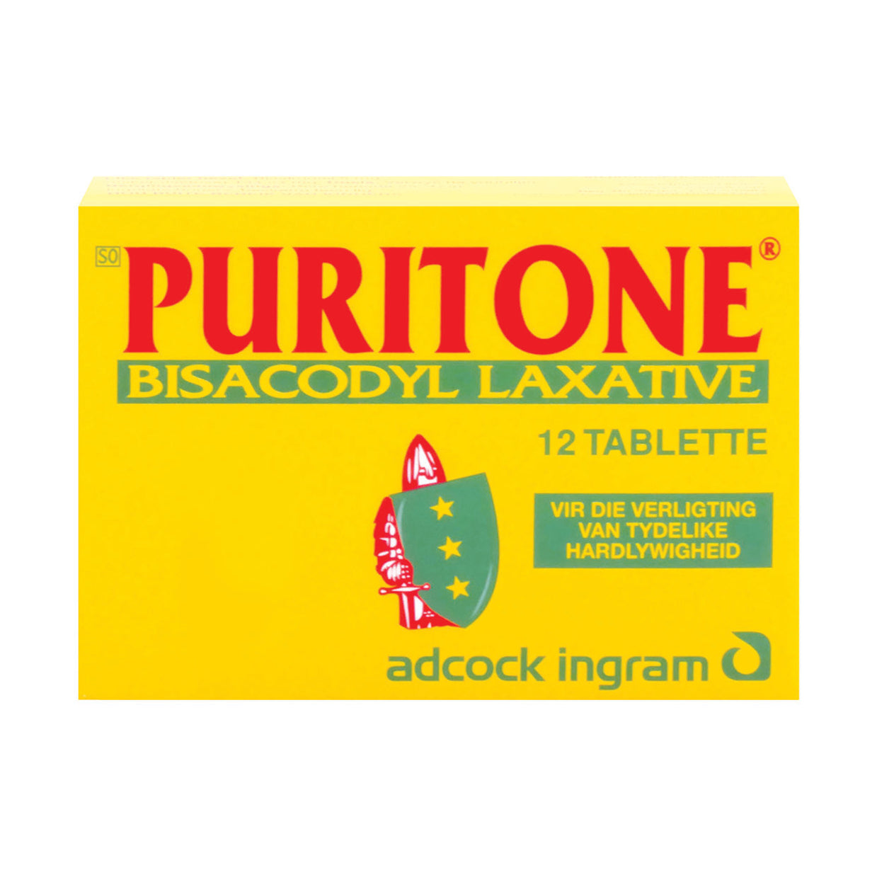 Puritone Bisacodyl Laxative 12 Tablets - Med365