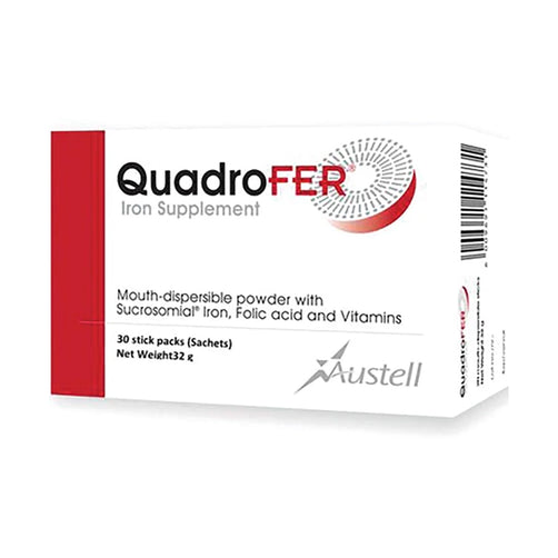 Quadrofer Iron Supplement 30 Sachets - Med365
