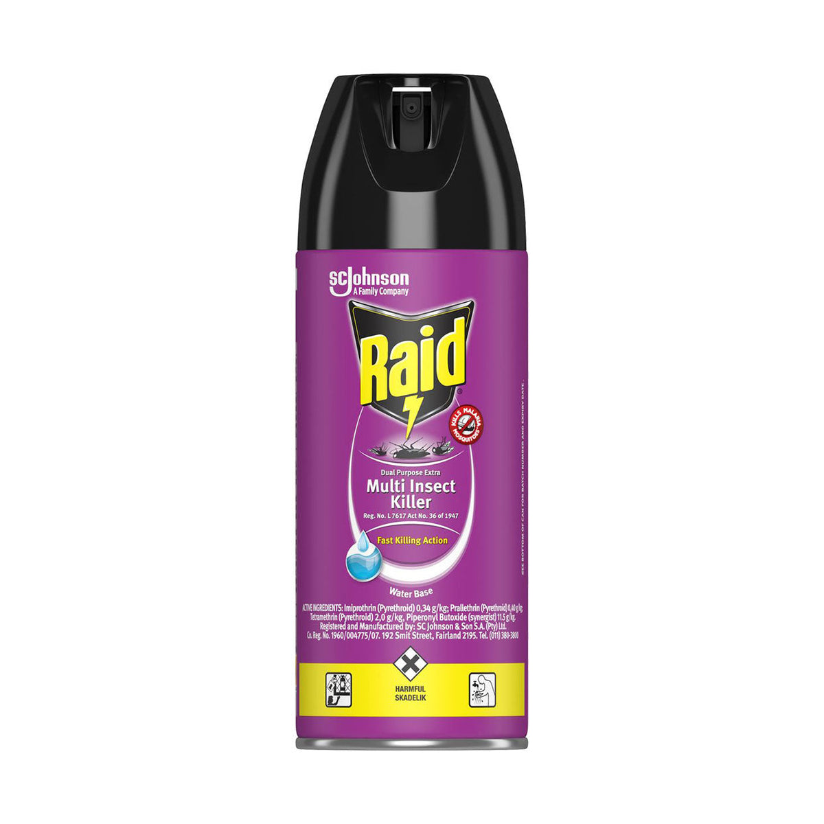 Raid Dual Purpose Multi Insect Killer 300ml - Med365