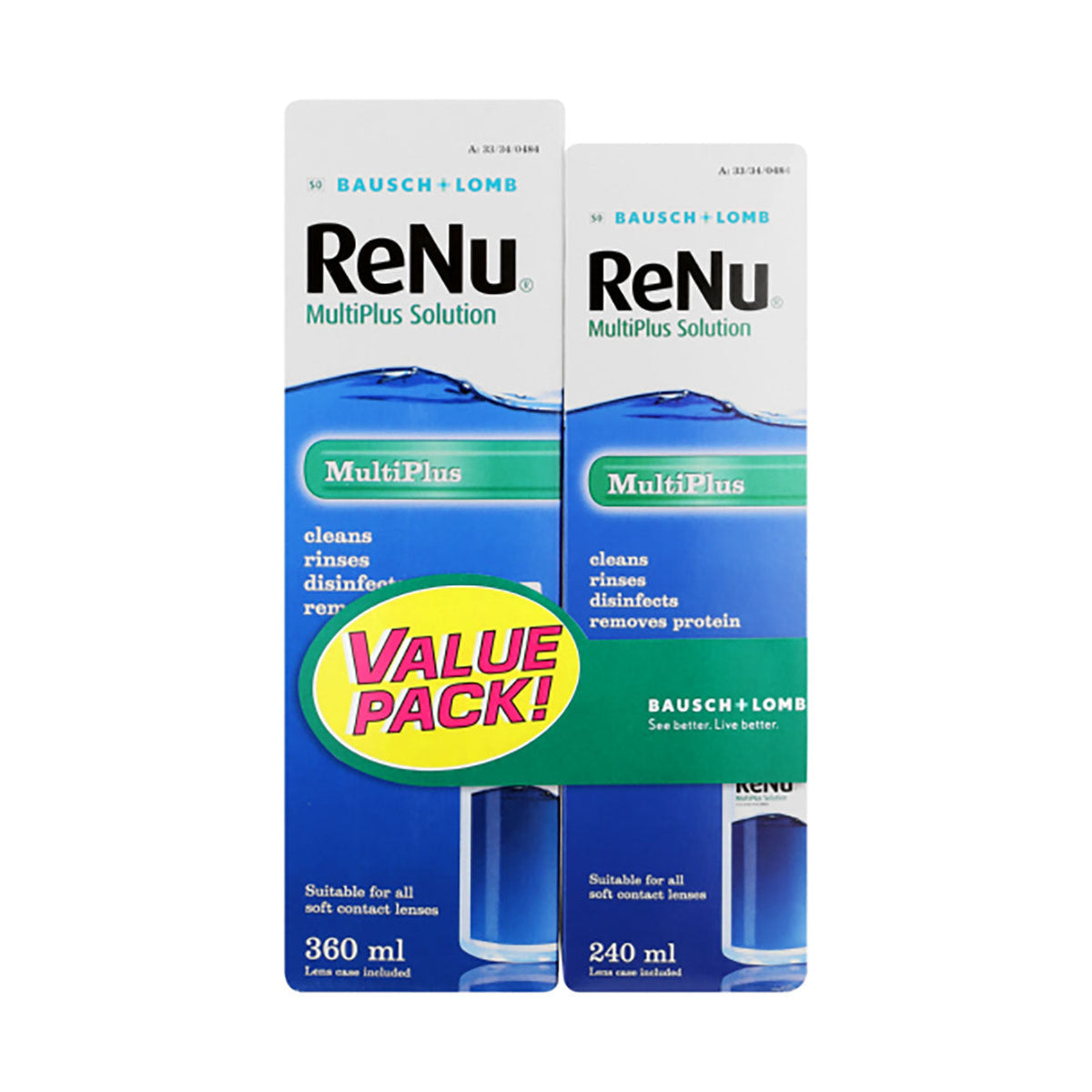 ReNu MultiPlus Solution 360ml + 240ml - Med365
